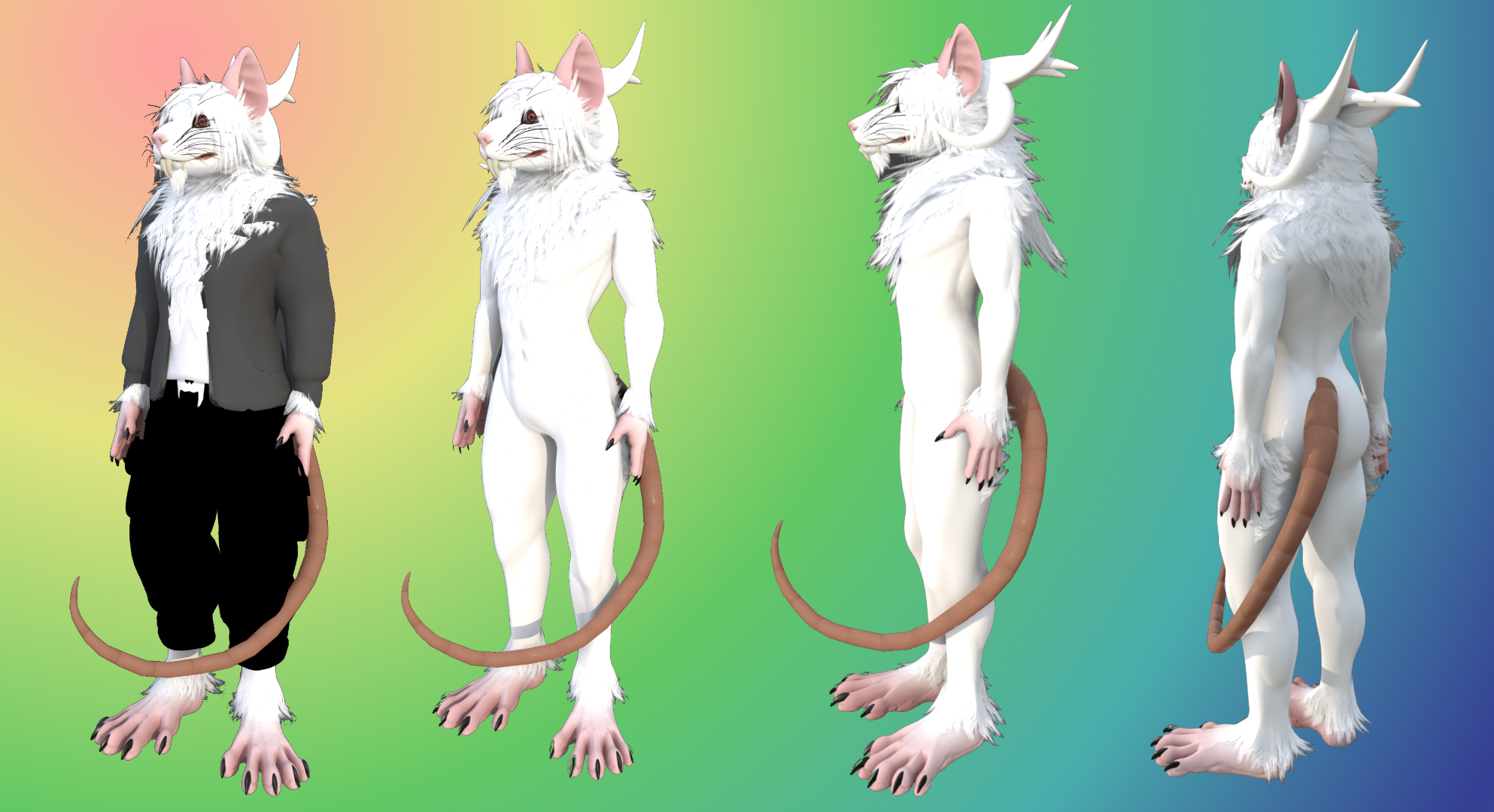 ZealotDKD Rat base SFW vrchat blender by ZealotDKD
