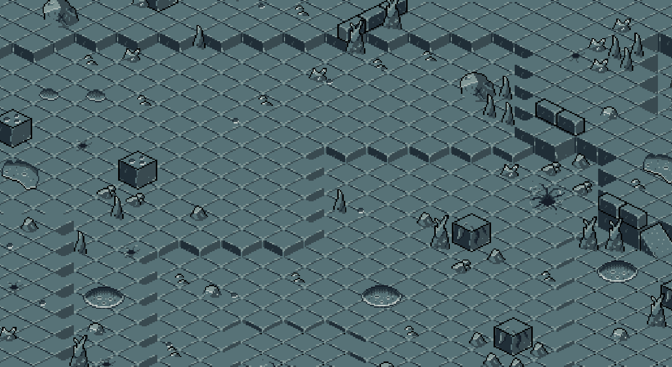 [FREE] Space Isometric Pixel Art 32x32 Tileset by Kipperfalcon