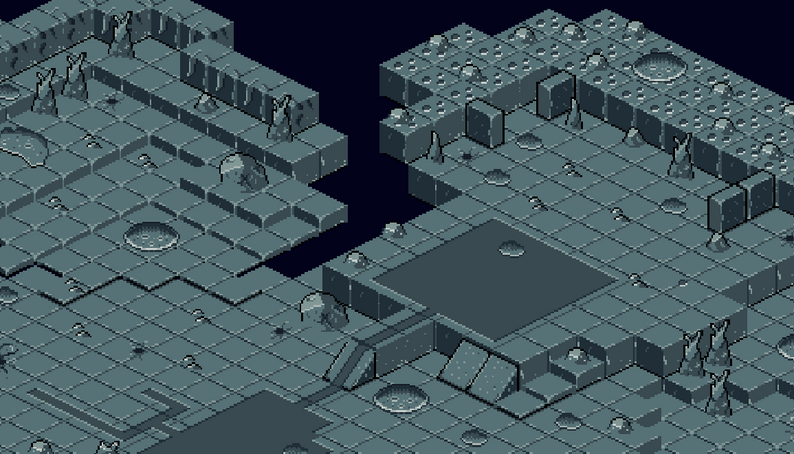 [FREE] Space Isometric Pixel Art 32x32 Tileset by Kipperfalcon