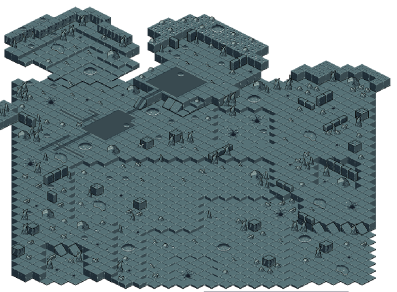 [FREE] Space Isometric Pixel Art 32x32 Tileset by Kipperfalcon