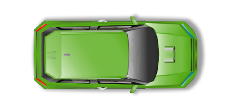 2D Urban Cars by looneybits