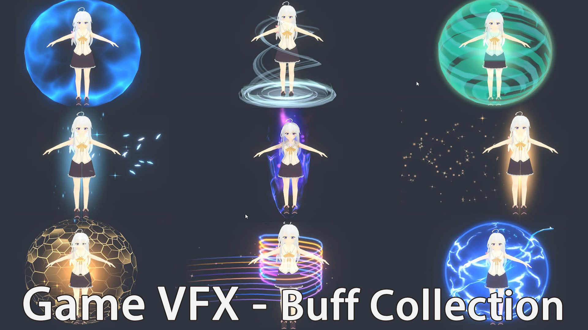 Unity Game VFX - Character Aura Effects Pack by Eric Wang_Unity VFX Artist