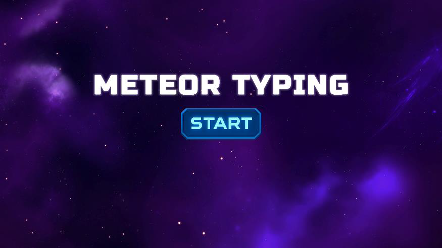 Meteor Typing Games by Rio Andriyat Krisdiawan