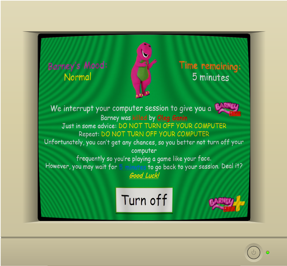 Barney Error Plus: Retro Edtion Official Launch - Barney Error Plus ...