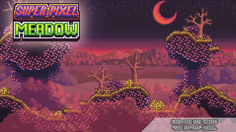 Super Pixel Meadow Tileset by unTied Games