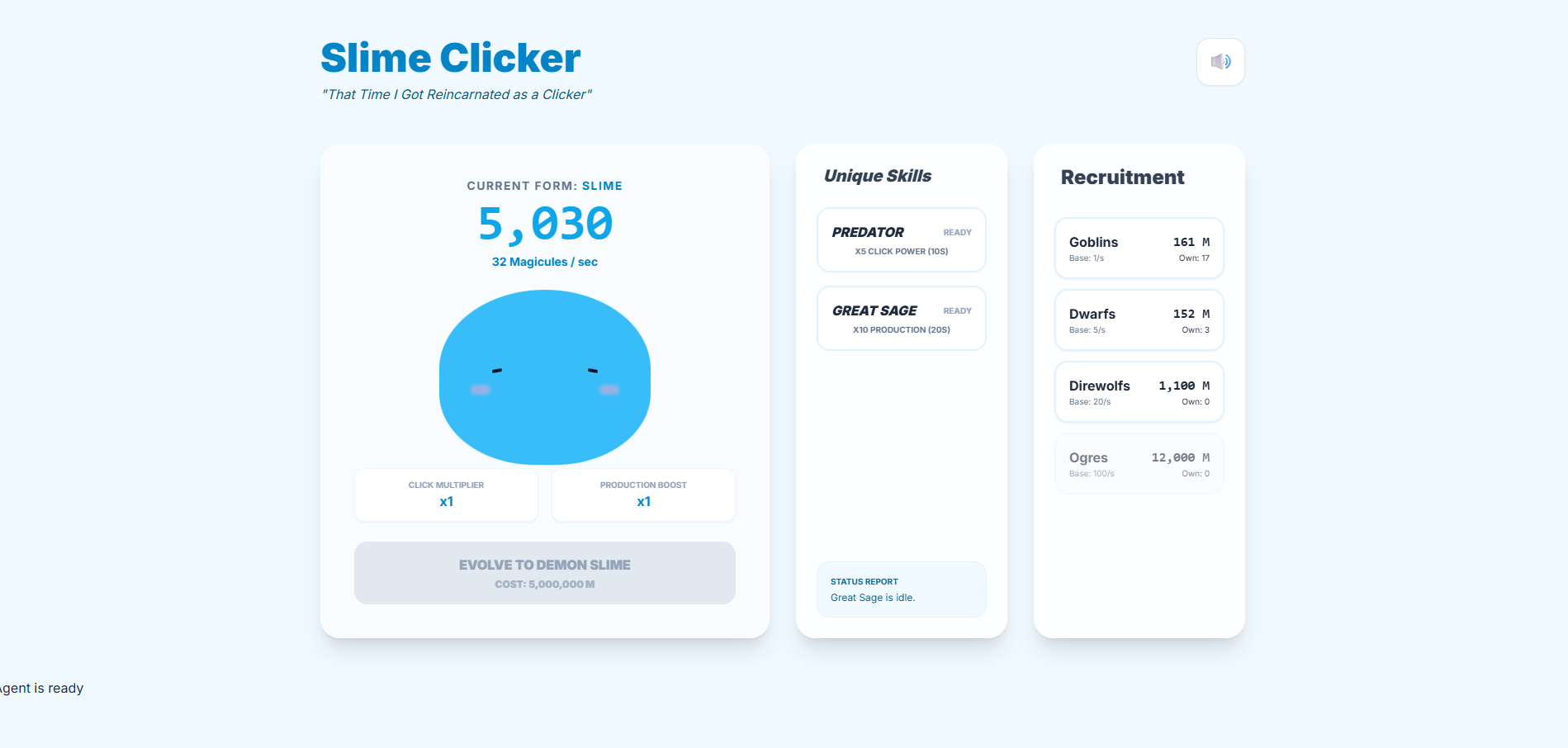 Slime Clicker by Katiecat16
