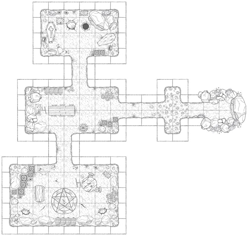 Dungeon Maker Sketch ( D&D Map Maker ) by Edward Neave