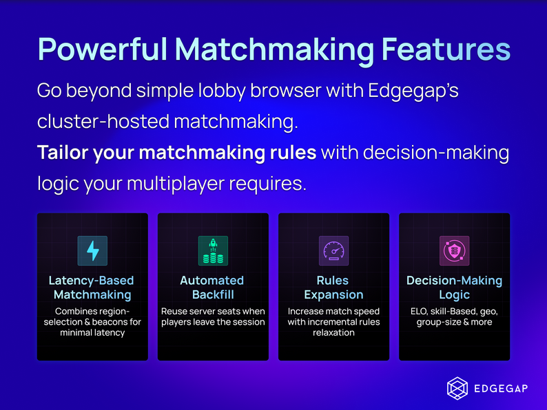 Add Matchmaking to Web Games in Minutes by Edgegap