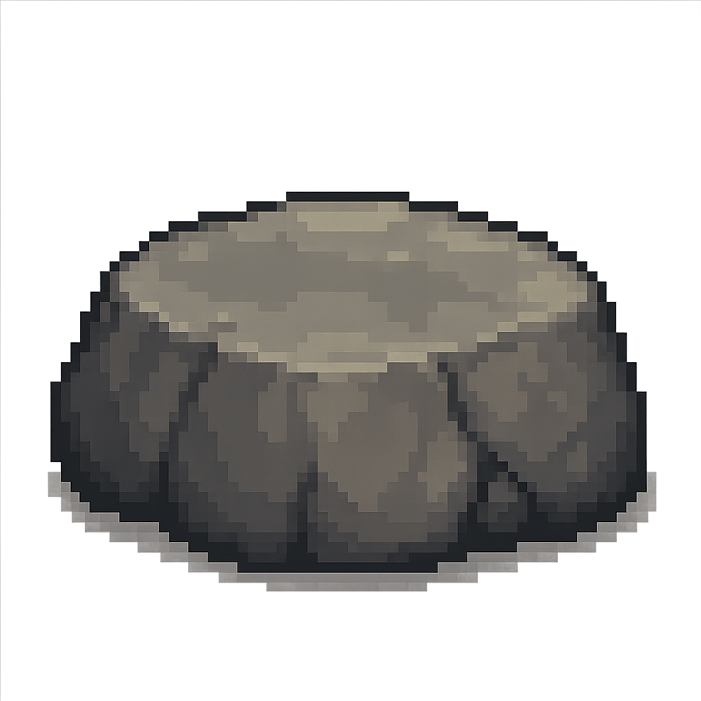 Basic Rocks V1 – Pixel Art Asset Pack (1024x1024, Transparent) by newguy700