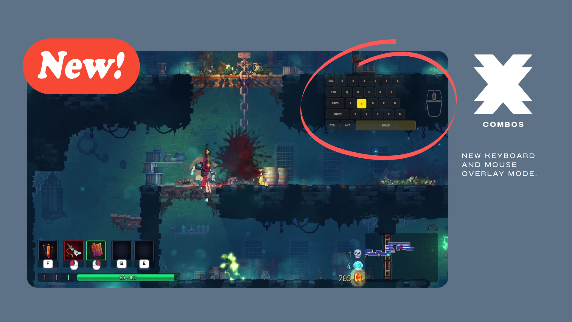 Xcombos Streaming Overlay by Rainy Day Logic