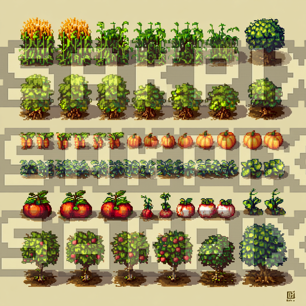 Cozy Farm Raw Tileset – Farming Asset Pack by SakPix