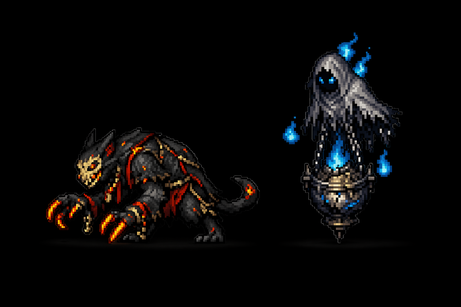 Japanese Dark Fantasy Enemies – Graveyard Ruins & Restless Dead by ...