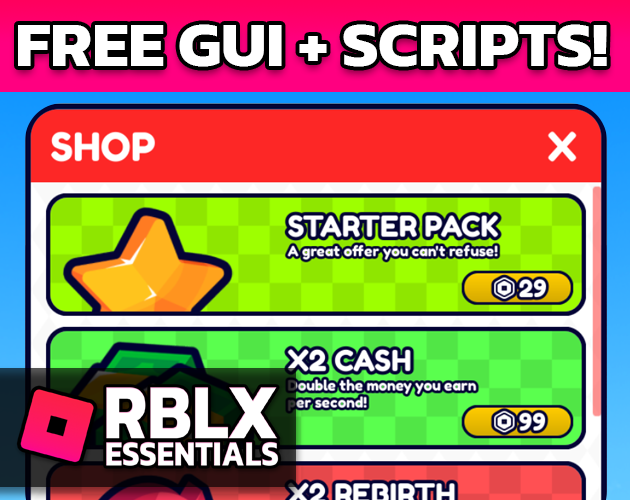 Roblox Datastore & Purchase System - RBLX Essentials by RBLX Essentials
