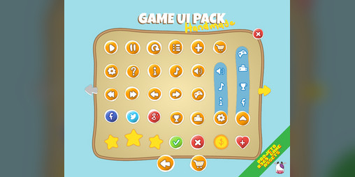 Game UI Pack - Handmade Edition by Estúdio Vaca Roxa