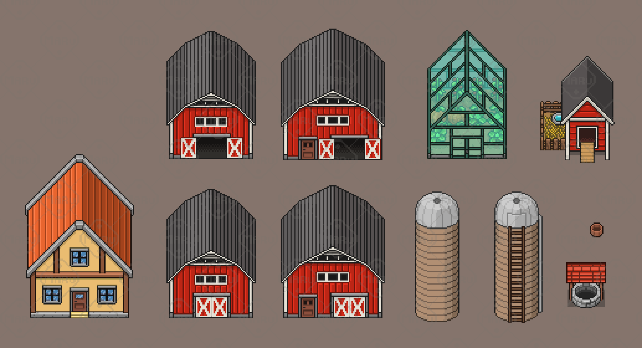 Launch Update – Top‑Down Farm Buildings Pack - Top‑Down Farm Buildings ...
