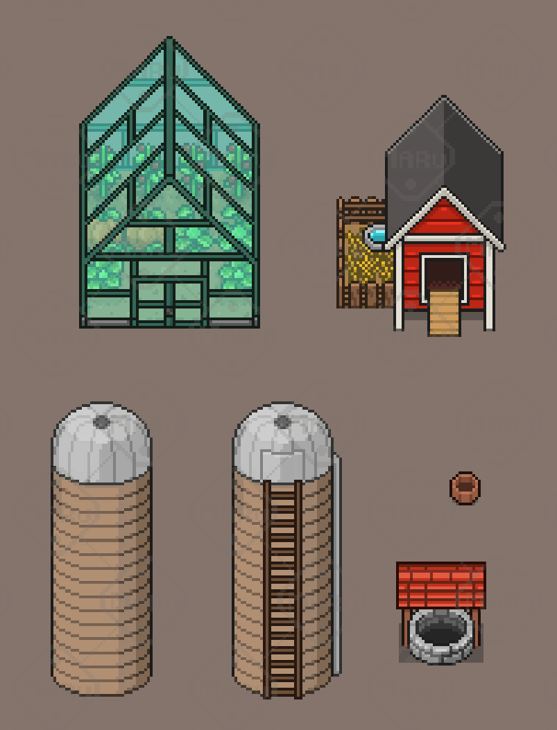 Launch Update – Top‑Down Farm Buildings Pack - Top‑Down Farm Buildings ...