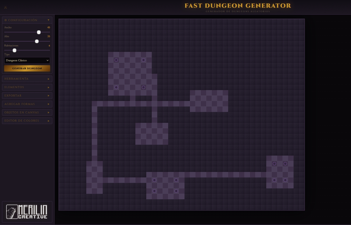 Fast Dungeon Generator by Merilin Creative
