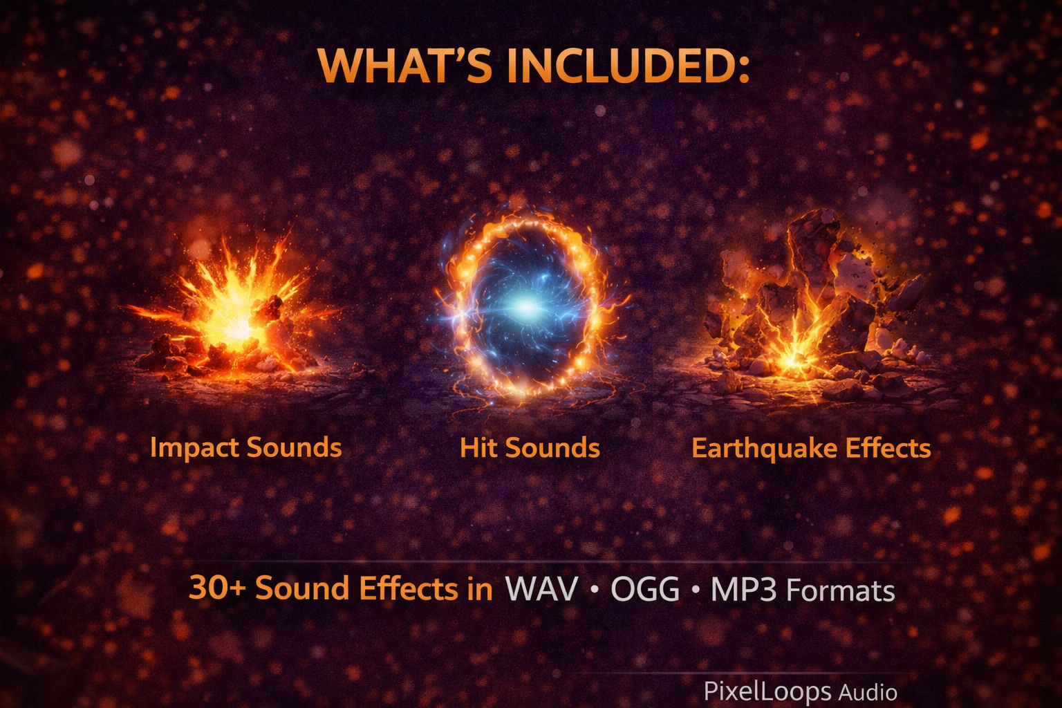 Impact & Hit Sound Effects Pack by PixelLoops Studio