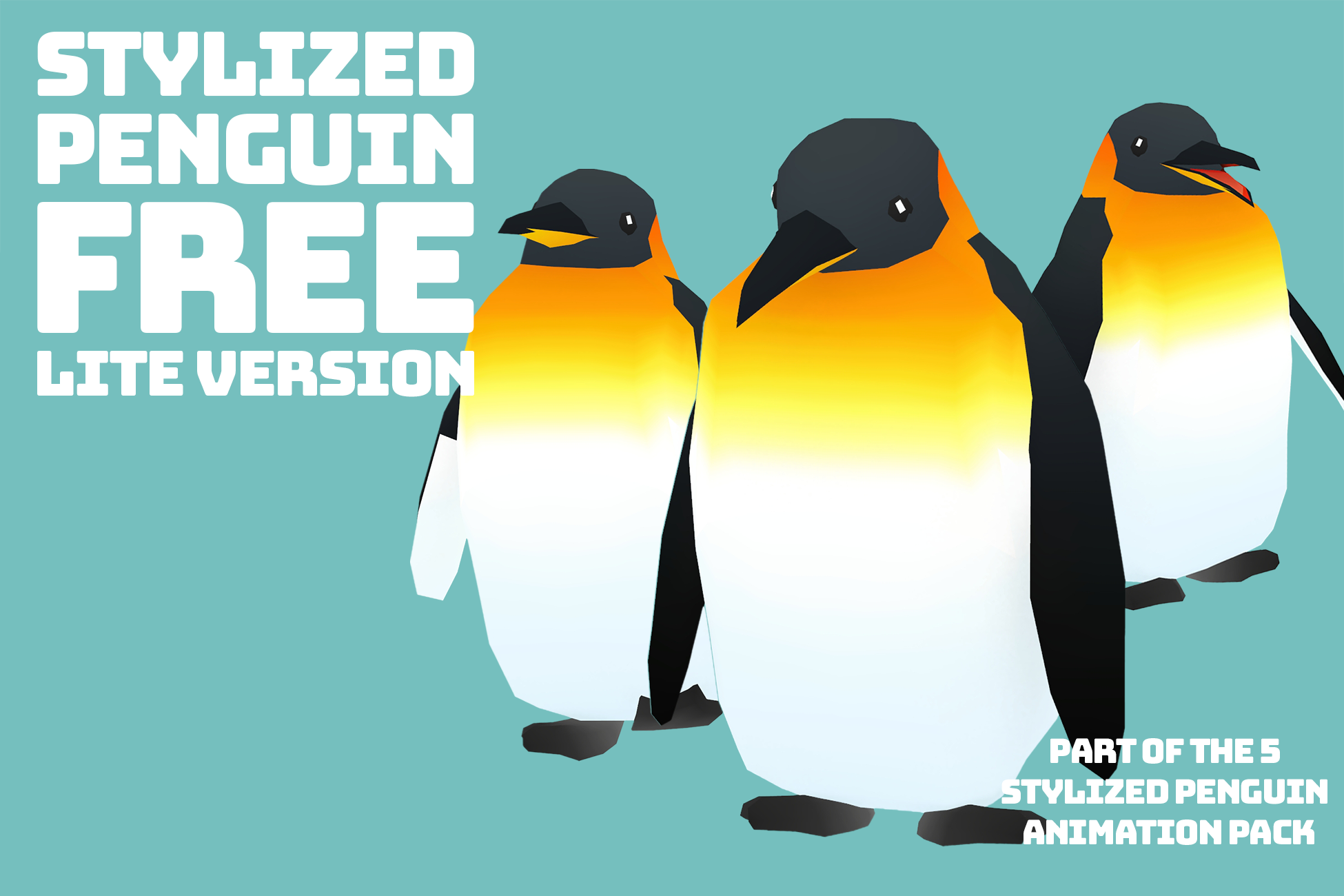 Stylized Penguin(Free)Lite Version.unitypackage by HoshStudio