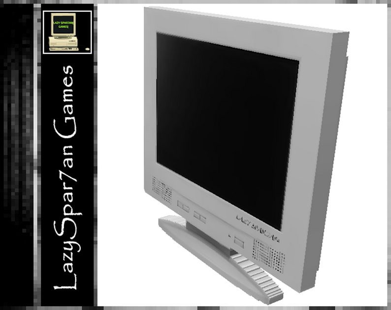 Voxel Retro Monitor (PSX Style) by LAZY SPAR7AN GAMES