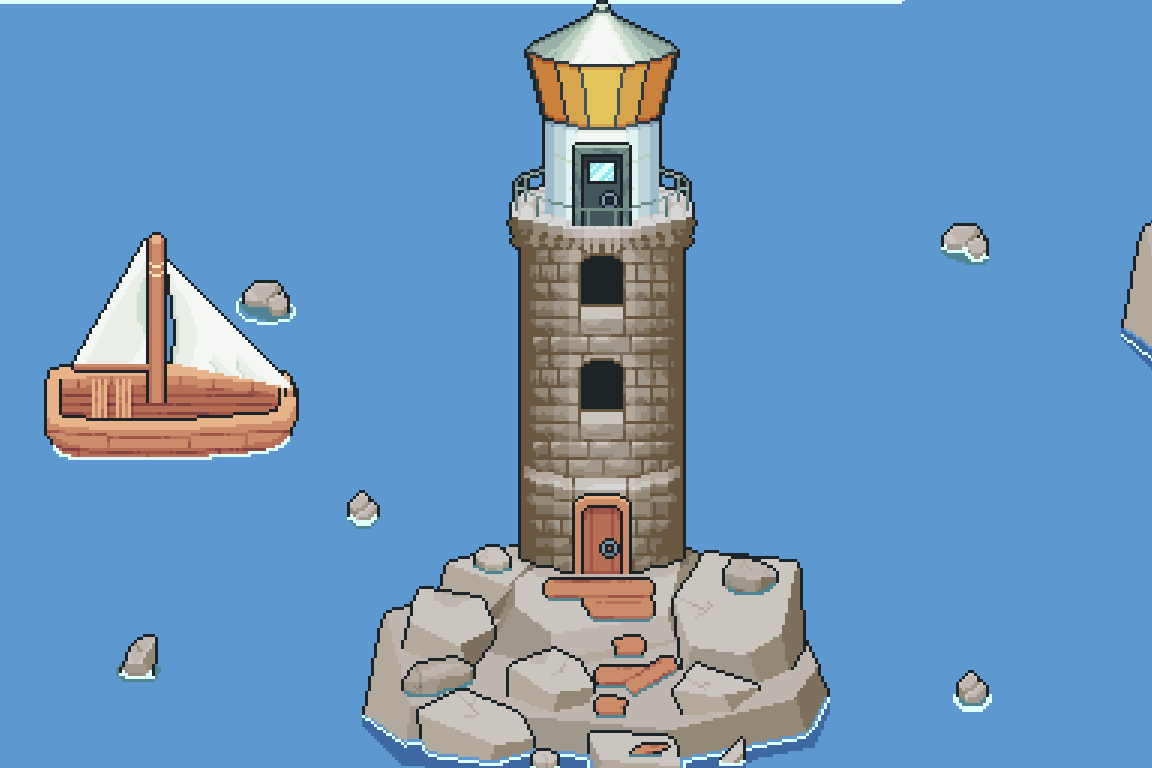 Update #4 Bigger Cities and Docks - Pixel Farm RPG (16x16) Pixel Art ...