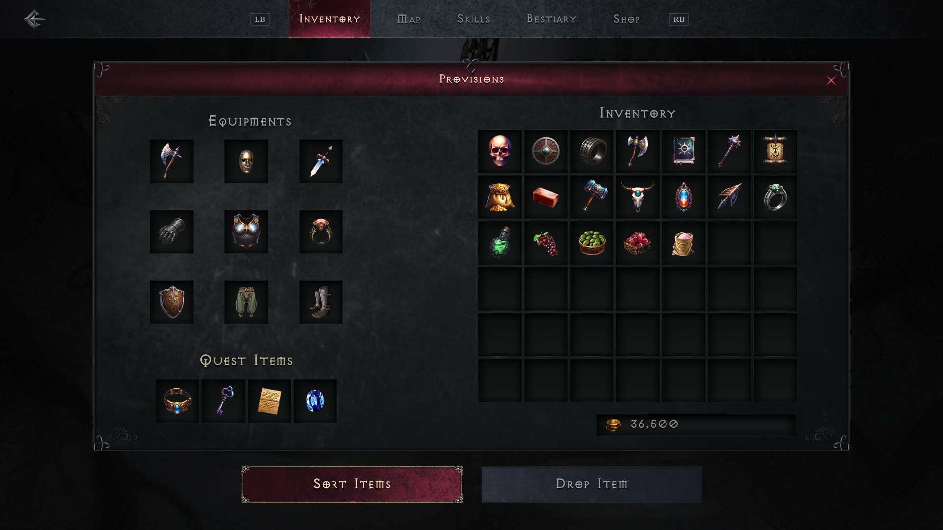 Dark Fantasy RPG UI Toolkit - Dark Fantasy RPG UI Toolkit by Ultra knight