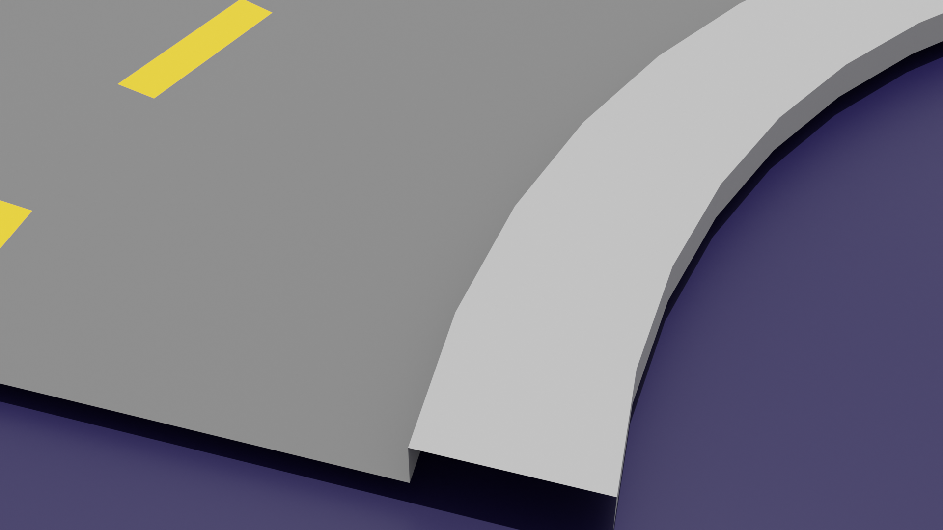 Free Low Poly 3D Road Pack Tiles – Modular Streets, Curves ...