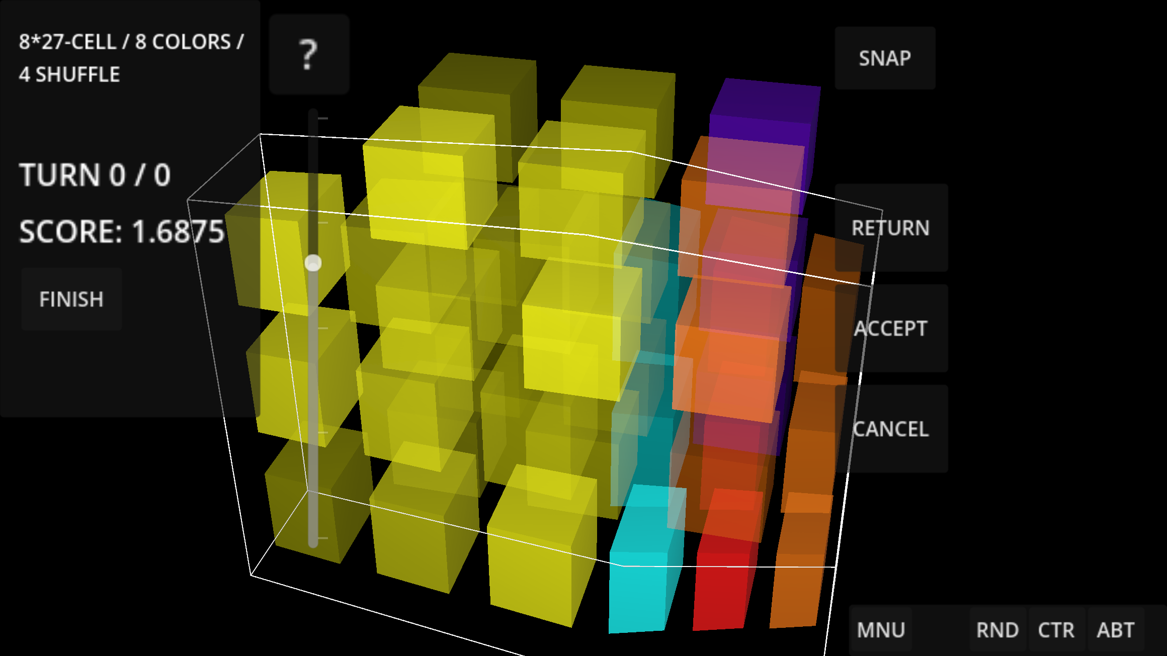 Magic Manycell puzzle game - Polychoron Explorer by oleglesc