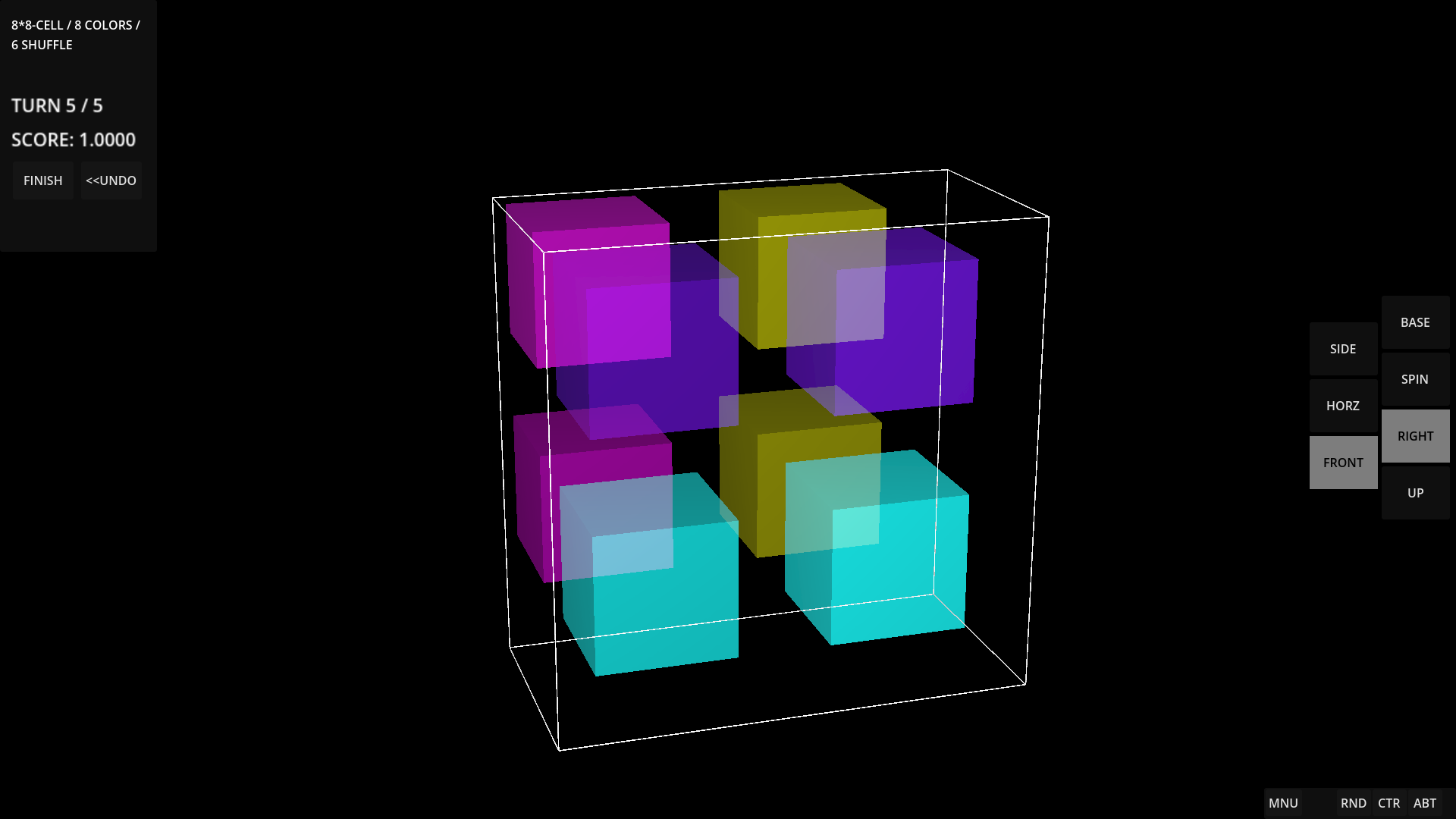 Magic Manycell puzzle game - Polychoron Explorer by oleglesc