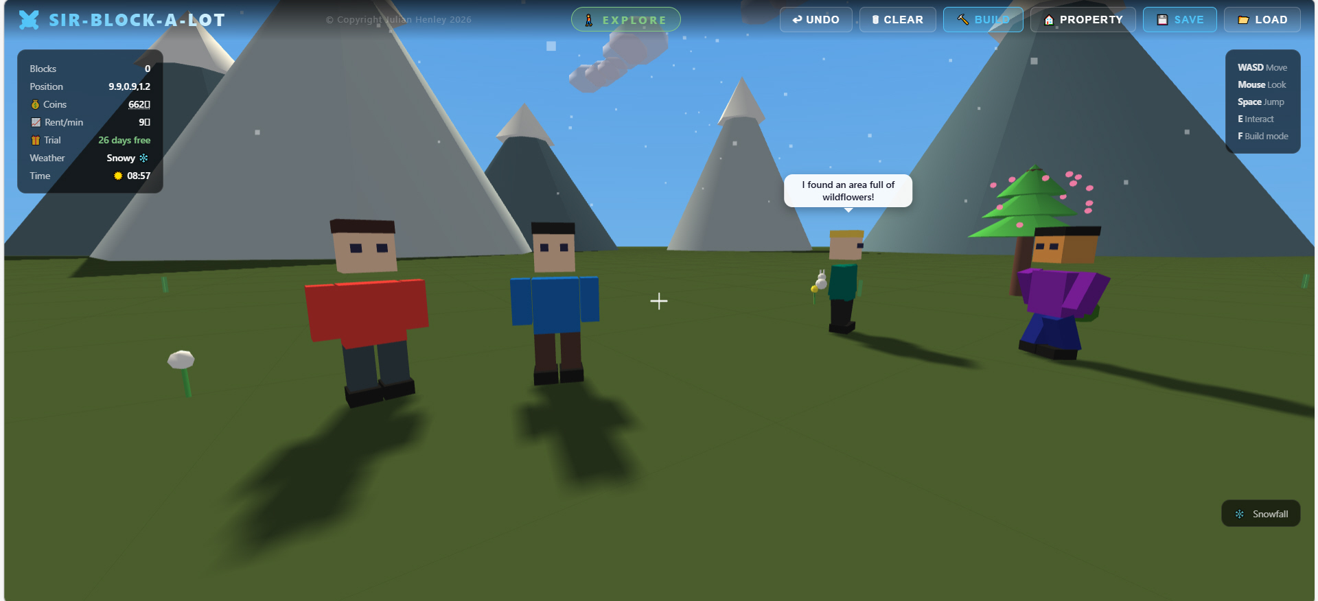 Sir Block-A-Lot - The 3D Sandbox Building Game by indieretrogames