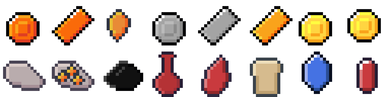 Biggest Update Yet - Pixel Art RPG Items Asset Pack (Source Files ...