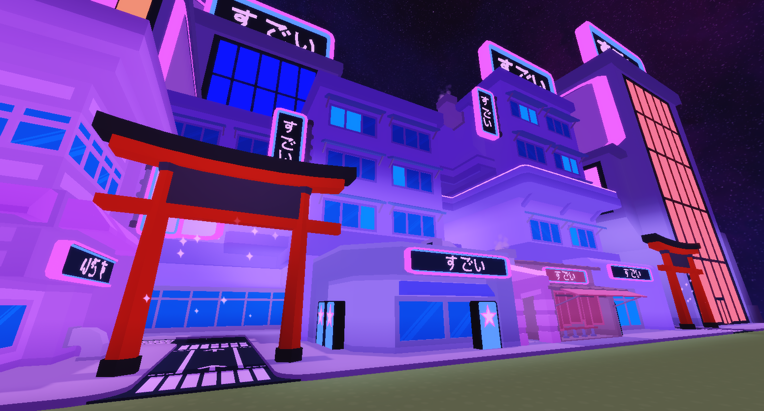 Neo-Tokyo Cyberpunk City – Stylized Modular Map Low Poly (Roblox) by ...
