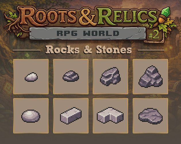 Update for Rocks & Stones! 4 New Items! - Roots & Relics RPG World ...
