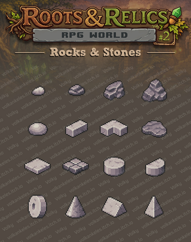 Update for Rocks & Stones! 4 New Items! - Roots & Relics RPG World ...