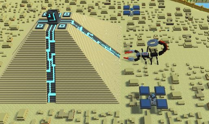 Ancient Egyptian Tower Defence (also aliens) by Moon Hermit