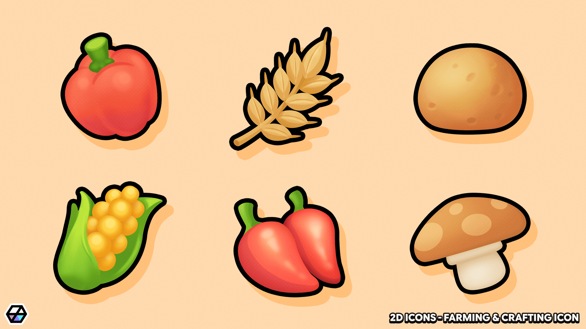 2D Icons - Farming & Crafting Icon - 2D Icons - Farming & Crafting Icon ...