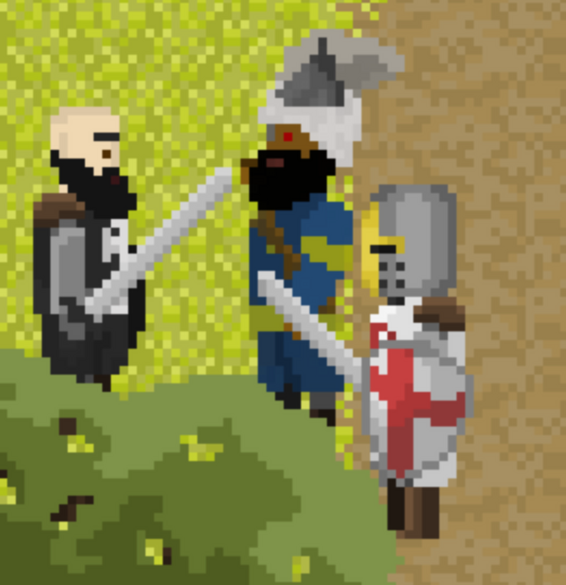 THE CRUSADES XI - XIV, Pixel art Assets++ by josebraga