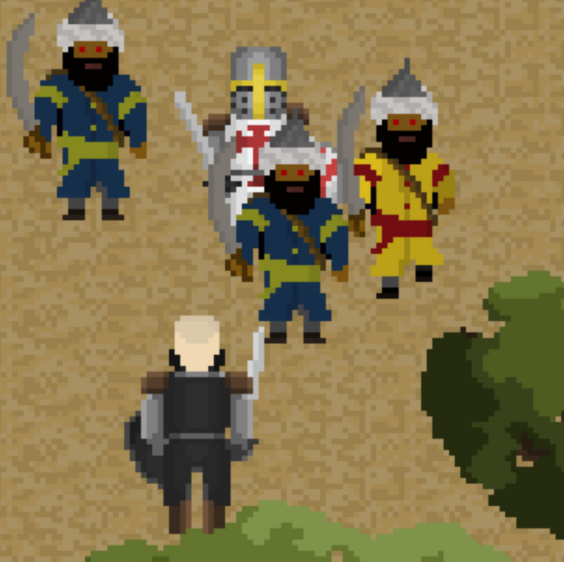 THE CRUSADES XI - XIV, Pixel art Assets++ by josebraga