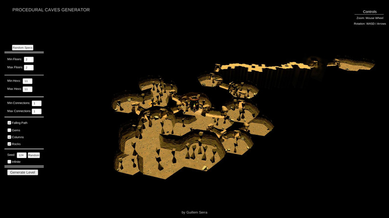Procedural Caves Generator by Guillem Serra