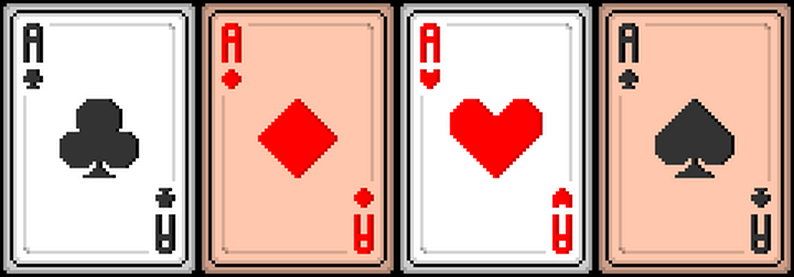 Pixel Playing Cards Pack by George Blackwell