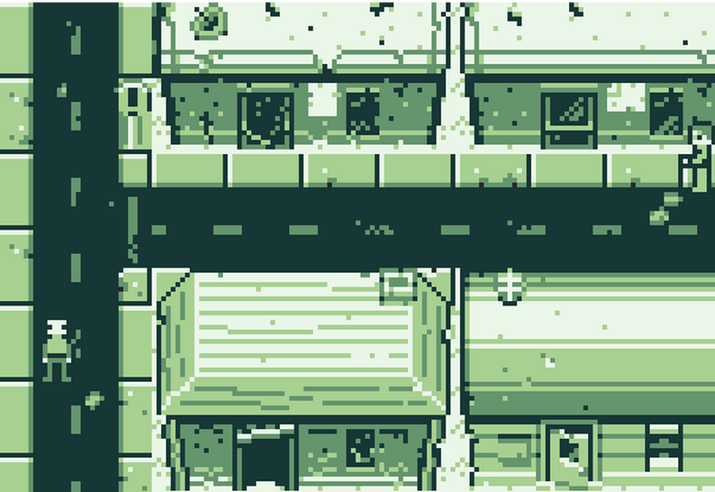 Post Apocalyptic Gameboy Sprites (8x8) by coldrice