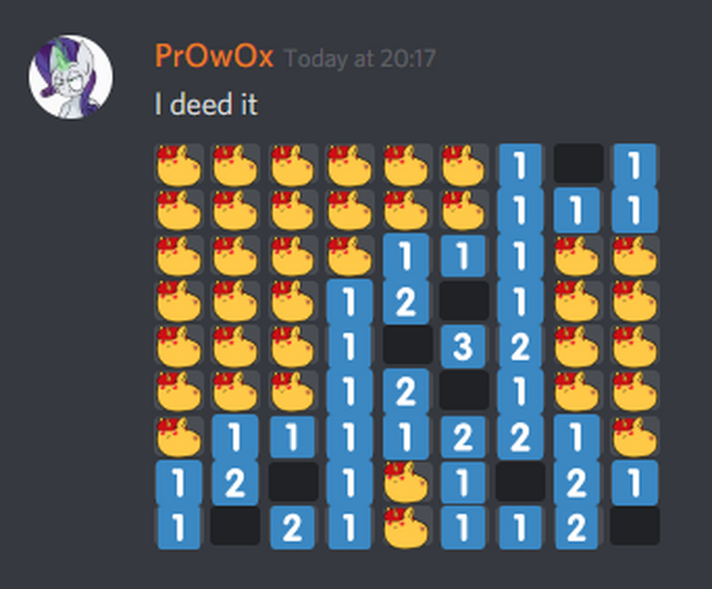 Discord Minesweeper Generator by MISS VIOLIN MELODY 💜