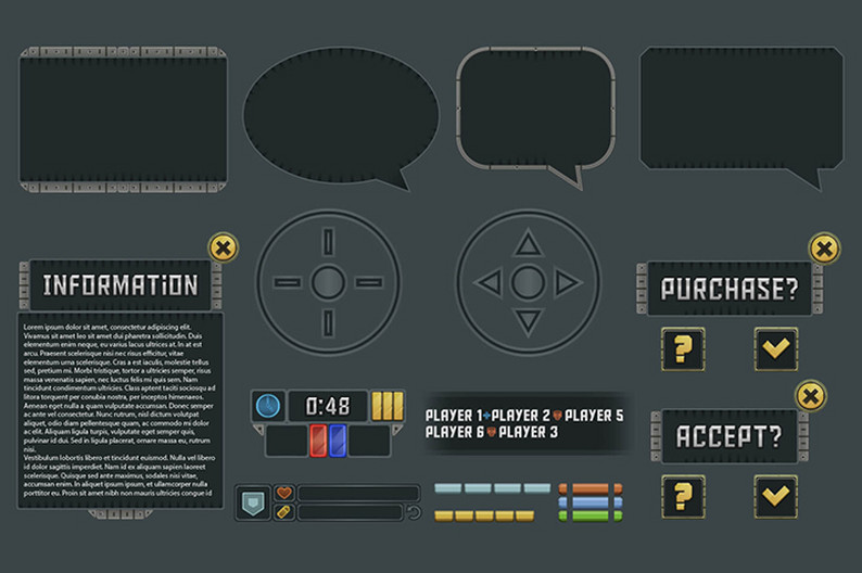 Top Down Tank GUI by Free Game Assets (GUI, Sprite, Tilesets)