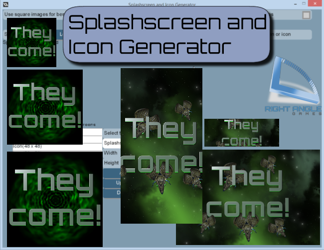 Splashscreen and Icon Generator by Thomas Haaks (Right Angle Games)