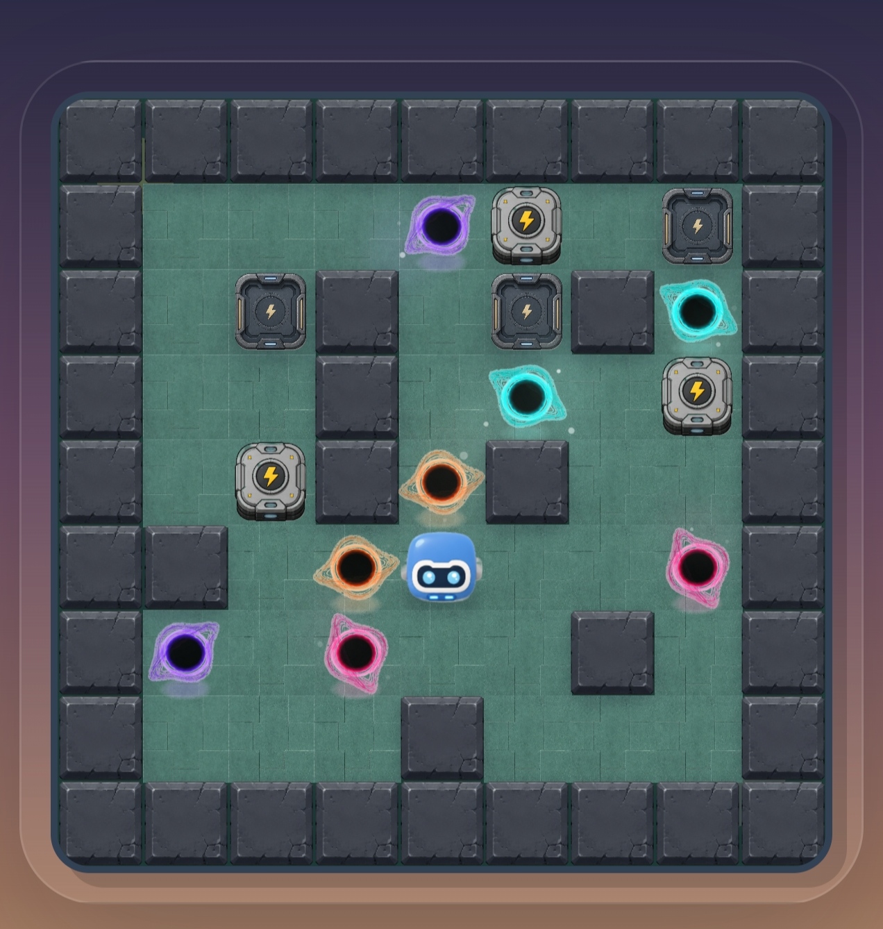 The game now has a themed UI! - The Inertia Room by August Scott