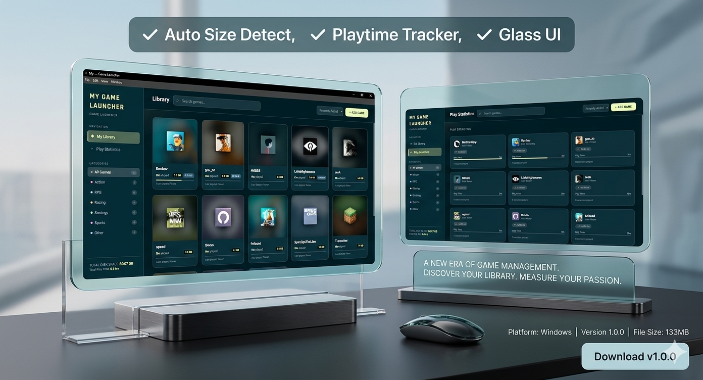 My Game Launcher - Professional Desktop Library by ReshenSan