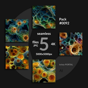 Pack #0092 - 5 Seamless Textures 4K ($5) by kristy PORTAL