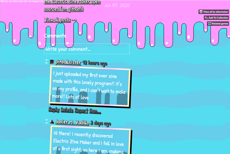 full itch CSS themes (for all of my game pages) by alienmelon full itch CSS themes (for all of my game pages) by alienmelon