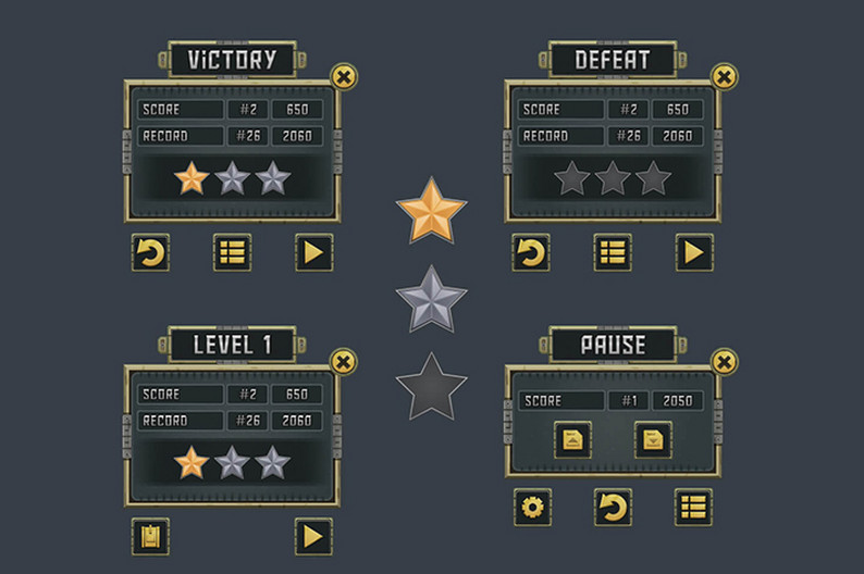 Top Down Tank 2D Kit by Free Game Assets (GUI, Sprite, Tilesets)