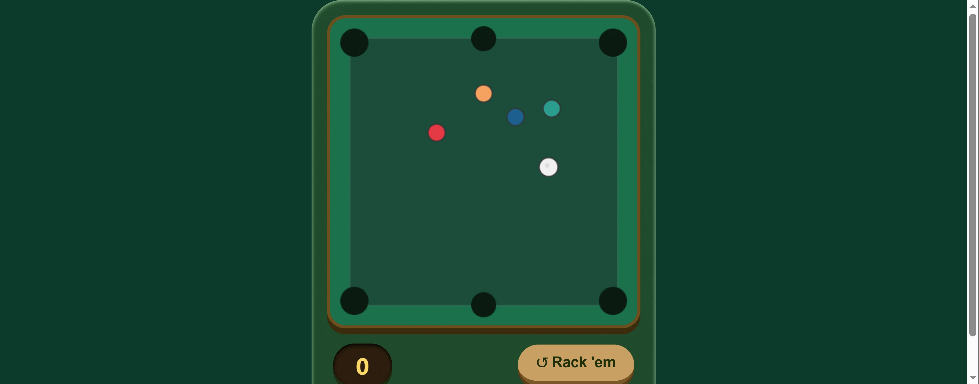 Mini Pool Pocket Master – 2D Billiards Game Template | HTML5 Canvas ...